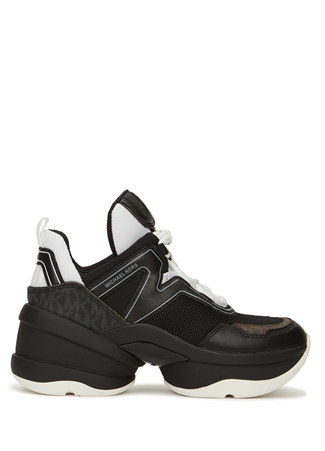 Michael Kors Kadın Siyah Geometrik Tabanlı Sneaker 0 US Michael Kors Kadın Siyah Geometrik Tabanlı Sneaker 0 US