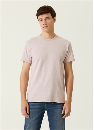 Closed Erkek Relaxed Fit Pembe Organik Pamuk Basic T-shirt S EU Closed Erkek Relaxed Fit Pembe Organik Pamuk Basic T-shirt S EU