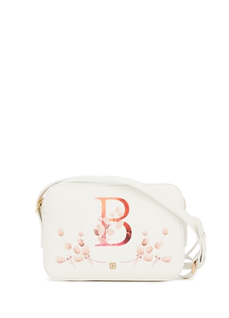 Beymen Kadın Beyaz Anneler Günü Temalı Omuz Çantası A