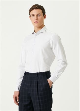 Pal Zileri Erkek Ekru Gömlek Beyaz 4 IT Pal Zileri Erkek Ekru Gömlek Beyaz 4 IT