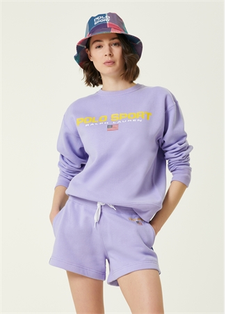 Polo Ralph Lauren Kadın Lila Logo Baskılı Sweatshirt Mor Xs Eu Polo Ralph Lauren Kadın Lila Logo Baskılı Sweatshirt Mor Xs Eu