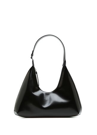 By Far Kadın Siyah Deri Omuz Çantası EU