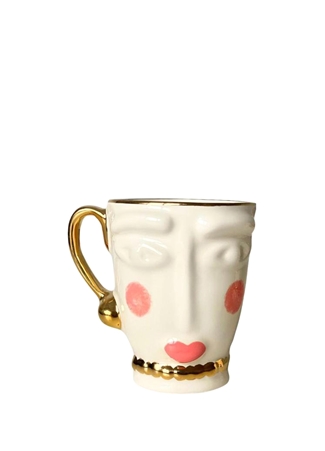 Todandco Lady-d Pembe Makyaj Mug Bej Todandco Lady-d Pembe Makyaj Mug Bej