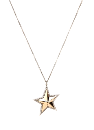 Collection-Ruel Design Kadın Yıldız Detaylı Altın Rengi Kolye EU Collection-Ruel Design Kadın Yıldız Detaylı Altın Rengi Kolye EU