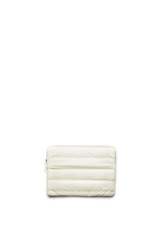 Rains Kadın Cover Quilted 3 Inch Beyaz Laptop Çantası Eu Rains Kadın Cover Quilted 3 Inch Beyaz Laptop Çantası Eu