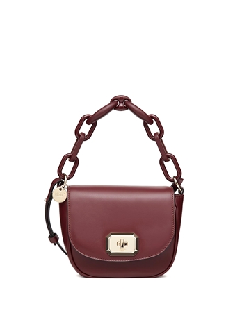 RedV Kadın Minimaxi Chain Bordo Deri Çapraz Çanta EU RedV Kadın Minimaxi Chain Bordo Deri Çapraz Çanta EU