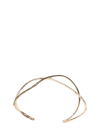 Urart Kadın Kraponia İşlemeli Altın Rengi Bilezik EU