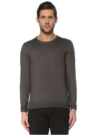 Pal Zileri Erkek Antrasit Yün Kazak Gri 48 IT