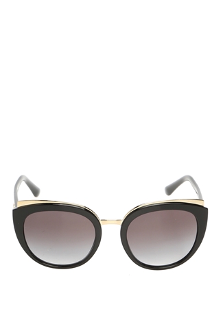Dolce&Gabbana Kadın Siyah Gold Çerçeve Detaylı Güneş Gözlüğü 54 EU Dolce&Gabbana Kadın Siyah Gold Çerçeve Detaylı Güneş Gözlüğü 54 EU