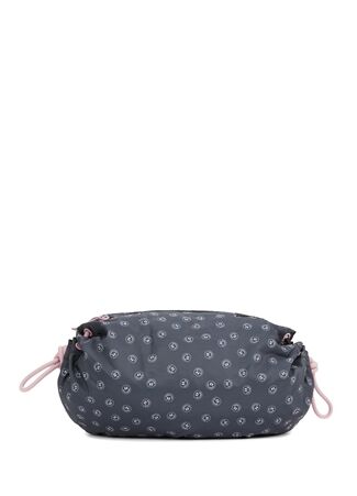 Ganni Kadın Antrasit Emoji Baskılı Omuz Çantası Gri EU