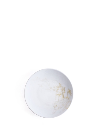 Mi Su Deco Kyoto Gold 17 cm Tabak Altın Rengi Mi Su Deco Kyoto Gold 17 cm Tabak Altın Rengi