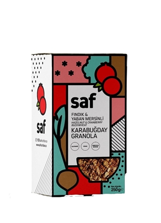 Saf Nutrition Fındıklı ve Yaban Mersinli Karabuğday Granola EU