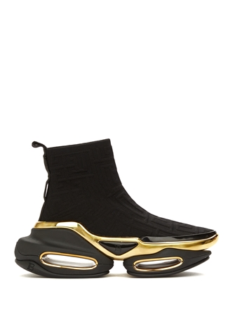 Balmain Kadın B Bold Siyah Logo Jakarlı Sneaker 36 EU Balmain Kadın B Bold Siyah Logo Jakarlı Sneaker 36 EU