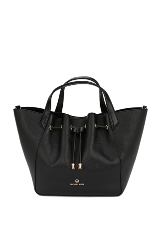 Michael Kors Kadın Phoebe Large Siyah Deri Omuz Çantası EU Michael Kors Kadın Phoebe Large Siyah Deri Omuz Çantası EU
