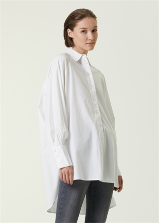 Selected Femme Kadın Beyaz Organik Pamuk Gömlek 34 EU Selected Femme Kadın Beyaz Organik Pamuk Gömlek 34 EU