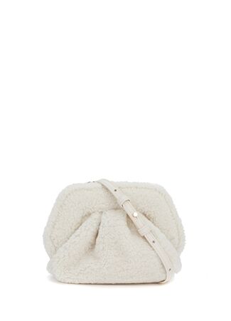 The Moire Kadın Beyaz Dokulu Omuz Çantası EU The Moire Kadın Beyaz Dokulu Omuz Çantası EU