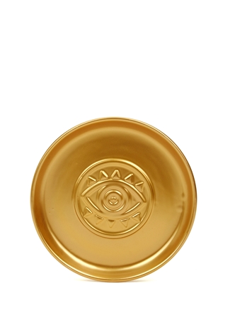 Beymen Hediye Gold Göz Figürlü Seramik Tabak Altın Rengi