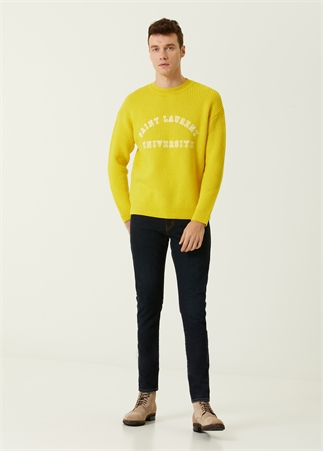 Erkek Lacivert Normal Bel Jean Pantolon 3 US