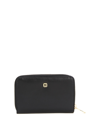 Beymen Hediye Kadın Siyah Logo Detaylı Britli Deri Cüzdan EU Beymen Hediye Kadın Siyah Logo Detaylı Britli Deri Cüzdan EU