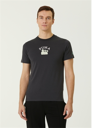 Puma Erkek X Acnh Siyah Logolu Basic T-shirt XS EU Puma Erkek X Acnh Siyah Logolu Basic T-shirt XS EU