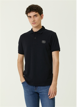 Emporio Armani Erkek Lacivert Polo Yaka Logo Patchli T-shirt L EU Emporio Armani Erkek Lacivert Polo Yaka Logo Patchli T-shirt L EU