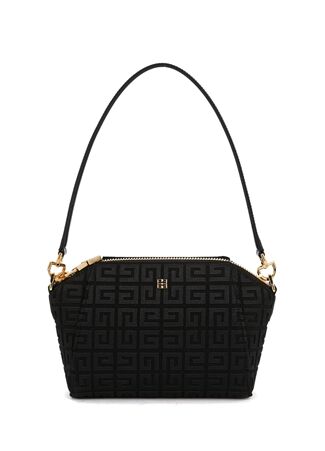 Givenchy Kadın Siyah Logo Dokulu Çanta EU