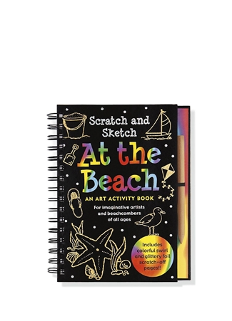 Peter Pauper Press Çocuk Scratch And Sketch At the Beach Etkinlik Kitabı EU Peter Pauper Press Çocuk Scratch And Sketch At the Beach Etkinlik Kitabı EU