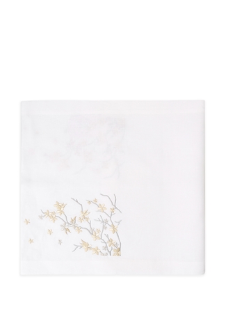 Serenk Nakışlı Keten Runner Çok Renkli