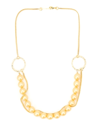 Beymen Club Kadın İnci Detaylı Kolye Altın Rengi EU