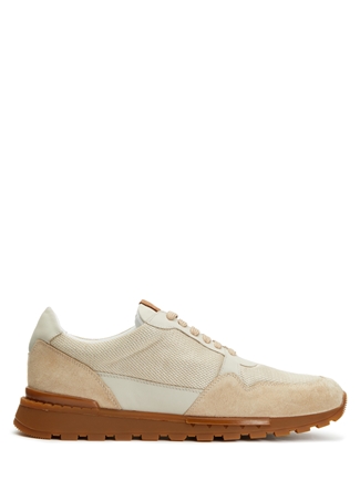 Beymen Club Erkek Bej Deri Garnili Sneaker 40 Beymen Club Erkek Bej Deri Garnili Sneaker 40
