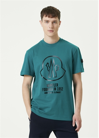 Moncler Erkek Yeşil Logo Baskılı T-shirt M Eu Moncler Erkek Yeşil Logo Baskılı T-shirt M Eu