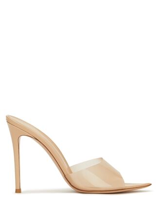 Gianvito Rossi Kadın Bej Bant Detaylı Terlik 37.5 EU