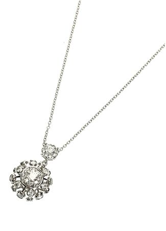 Collection Kadın Yuvarlak Formlu Taşlı Altın Rengi Kolye EU