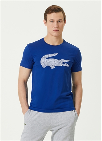 Lacoste Erkek Slim Fit Mavi Logolu T-shirt S Eu Lacoste Erkek Slim Fit Mavi Logolu T-shirt S Eu