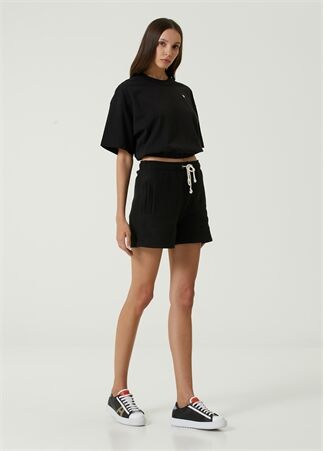 Champion Kadın Siyah Crop Sweatshirt M EU