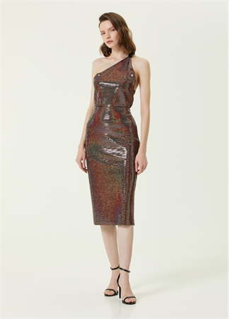 Dodo Bar Or Kadın Bronz İşlemeli Midi Abiye Etek Kahverengi 40 IT Dodo Bar Or Kadın Bronz İşlemeli Midi Abiye Etek Kahverengi 40 IT