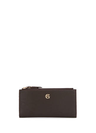 George Hogg Kadın Kahverengi Logolu El Portföyü EU George Hogg Kadın Kahverengi Logolu El Portföyü EU