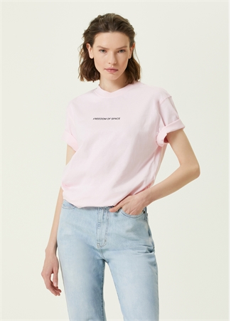 Freedom Of Space Kadın Pembe Baskılı T-shirt Xs Eu Freedom Of Space Kadın Pembe Baskılı T-shirt Xs Eu