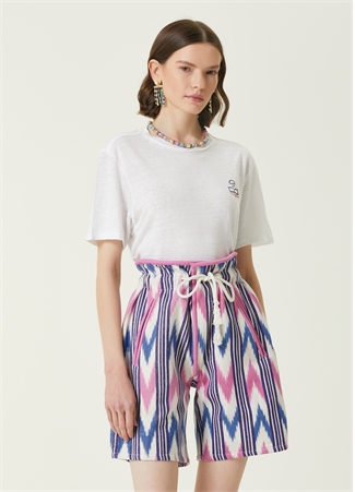 Etoile Isabel Marant Kadın Zewel Beyaz Bisiklet Yaka Logolu T-shirt Xs Eu Etoile Isabel Marant Kadın Zewel Beyaz Bisiklet Yaka Logolu T-shirt Xs Eu
