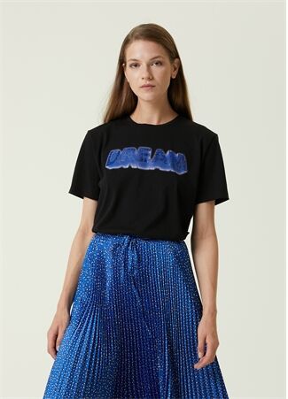 Beymen Club Kadın Dream Siyah Taş Baskılı T-shirt S