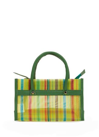 Tepito Bags Kadın Sarı Çizgili Çanta Yeşil EU Tepito Bags Kadın Sarı Çizgili Çanta Yeşil EU