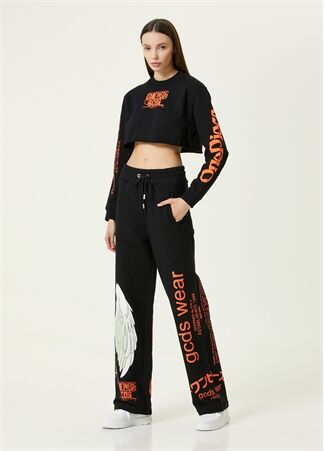 Gcds Kadın Siyah Baskılı Eşofman Altı Xs Eu Gcds Kadın Siyah Baskılı Eşofman Altı Xs Eu