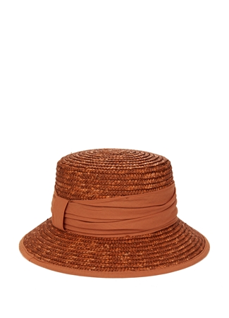 Beymen Collection Kadın Vizon Kuşak Detaylı Hasır Şapka Kahverengi EU Beymen Collection Kadın Vizon Kuşak Detaylı Hasır Şapka Kahverengi EU