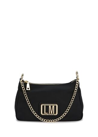 Love Moschino Kadın Siyah Zincir Detaylı Omuz Çantası EU