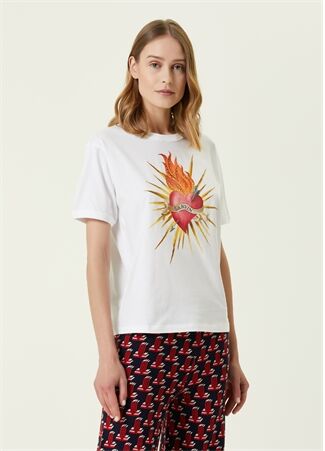 Lanvin Kadın TSHIRT Beyaz XS EU