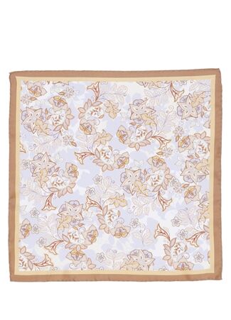 Beymen Club Kadın Karışık Desenli 50x50 İpek Eşarp Mor EU