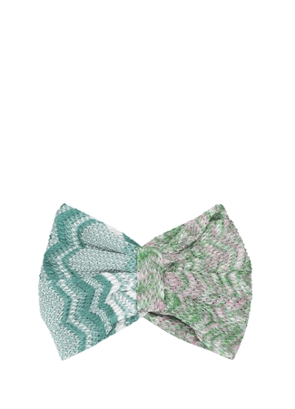 Missoni Kadın Colorblocked Zikzak Dokulu Bandana EU Missoni Kadın Colorblocked Zikzak Dokulu Bandana EU