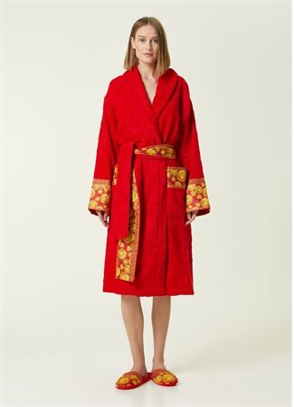 Versace Bornoz Kırmızı Versace Bornoz Kırmızı