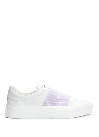 Givenchy Kadın Beyaz Lila Logo Lastikli Deri Sneaker Mor 36 Eu Givenchy Kadın Beyaz Lila Logo Lastikli Deri Sneaker Mor 36 Eu