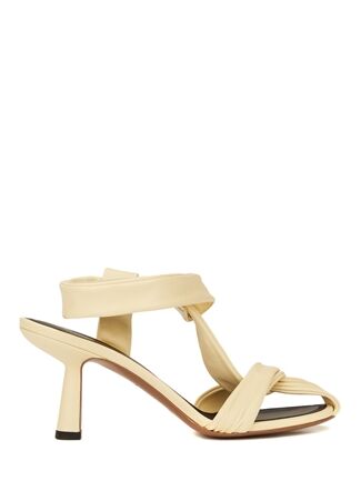 Neous Kadın Krem Bant Detaylı Deri Sandalet Bej 37 EU Neous Kadın Krem Bant Detaylı Deri Sandalet Bej 37 EU